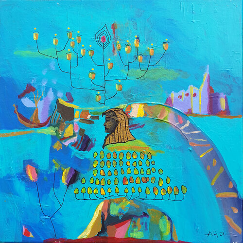 Paysage pour demain by Philippe Abril (2021) : Painting Acrylic on Canvas - Singulart