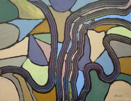 Antique amour by Philippe Abril (2017) : Painting Acrylic on Canvas - Singulart