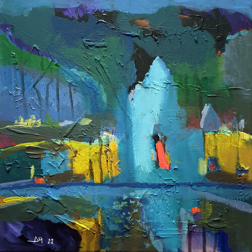 Paysage pour demain by Philippe Abril (2021) : Painting Acrylic on Canvas - Singulart