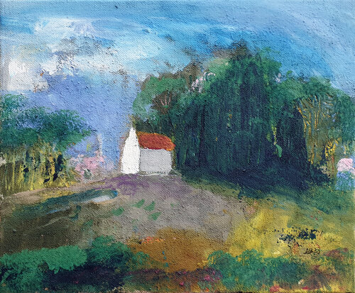 La Blaquière by Philippe Abril (2023) : Painting Acrylic on Canvas - Singulart