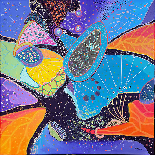 Prima Musica by Philippe Abril (2024) : Painting Acrylic, Felt on Canvas - Singulart