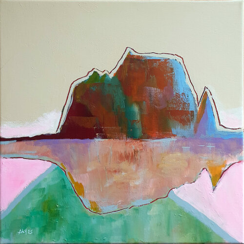 Rocher No VI by Philippe Abril (2025) : Painting Acrylic on Canvas - Singulart