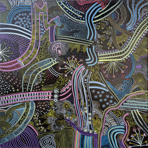 Atlas du vivant - Planche numéro III by Philippe Abril (2025) : Painting Acrylic on Canvas ...