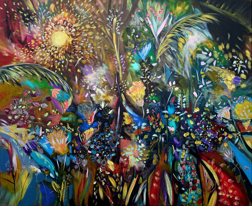Hortus conclusus II by Philippe Abril (2017) : Painting Acrylic on Canvas - SINGULART