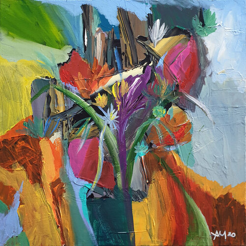 Hortus conclusus II by Philippe Abril (2017) : Painting Acrylic on Canvas - Singulart