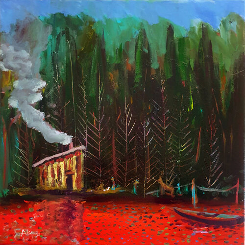 Rêver le paysage by Philippe Abril (2020) : Painting Acrylic on Canvas - SINGULART