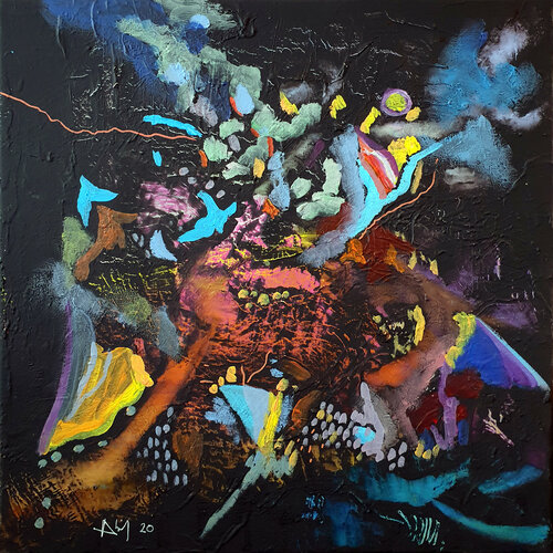 Antique amour by Philippe Abril (2017) : Painting Acrylic on Canvas - Singulart