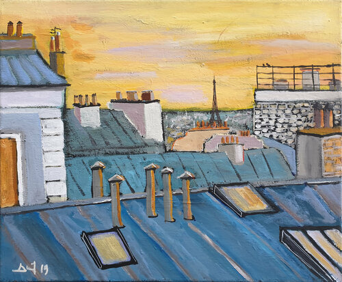 Rêver le paysage by Philippe Abril (2020) : Painting Acrylic on Canvas - Singulart