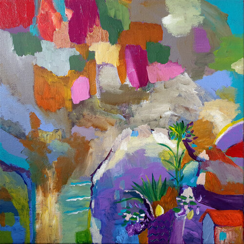 Hortus conclusus II by Philippe Abril (2017) : Painting Acrylic on Canvas - SINGULART