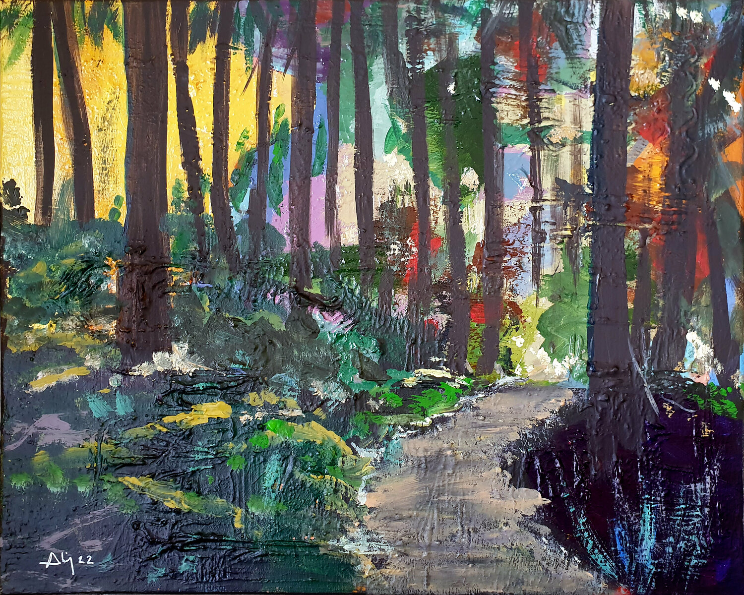 Respiration by Philippe Abril (2022) : Painting Acrylic on Canvas - Singulart