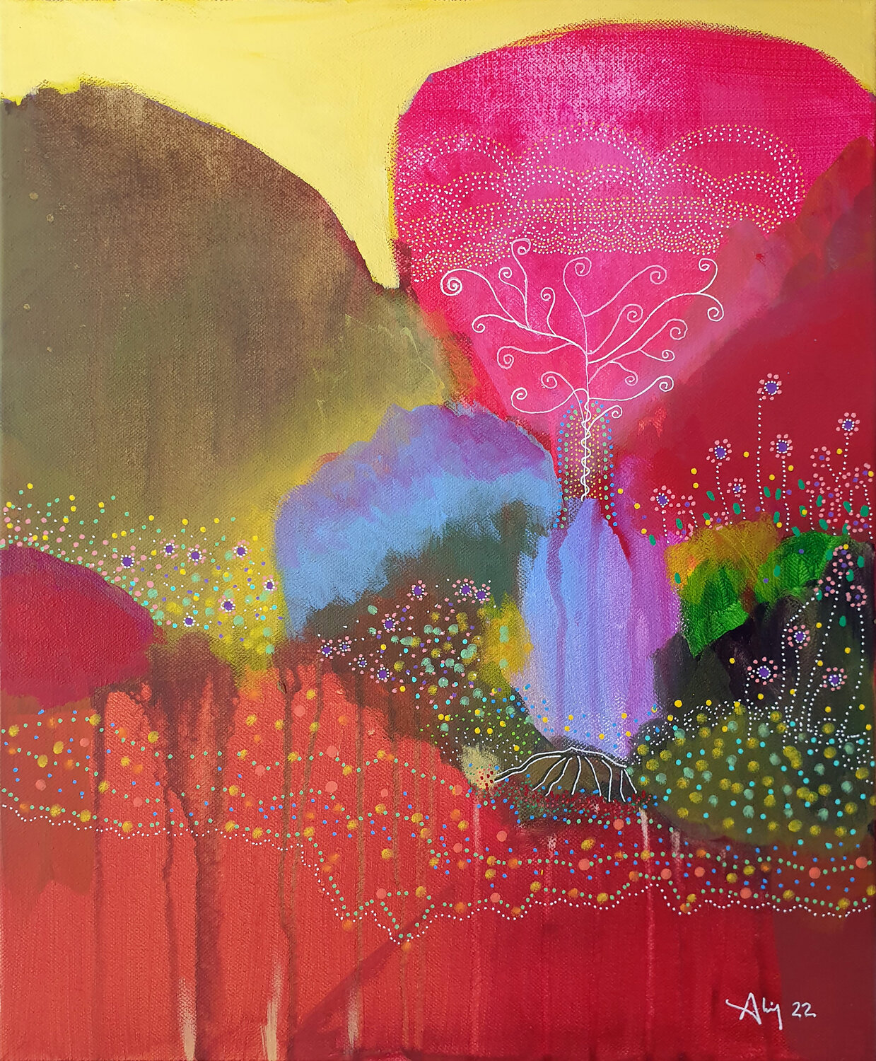 Magie de la vie by Philippe Abril (2022) : Painting Acrylic on Canvas - Singulart