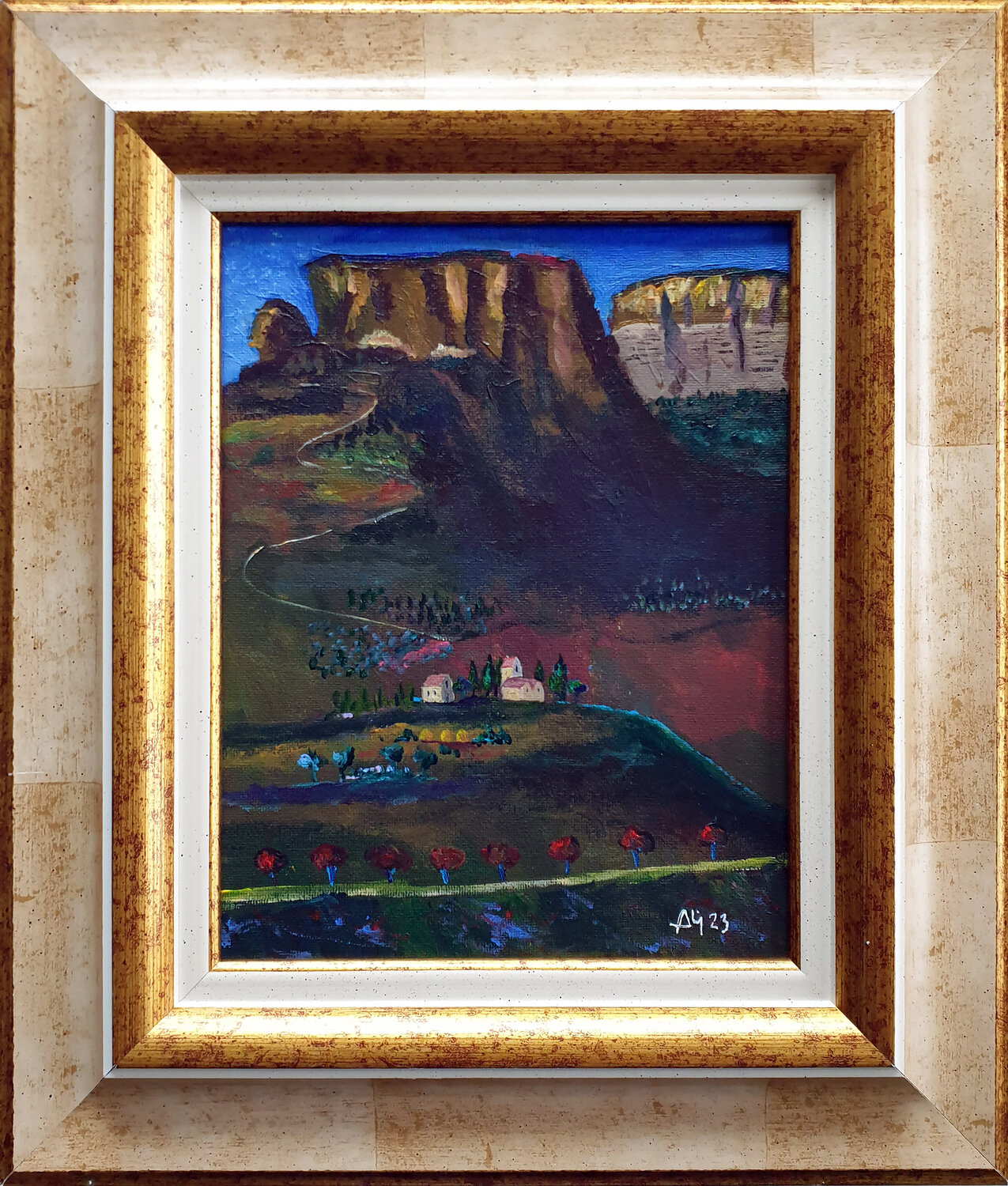 En Dauphiné by Philippe Abril (2023) : Painting Acrylic on Canvas - Singulart