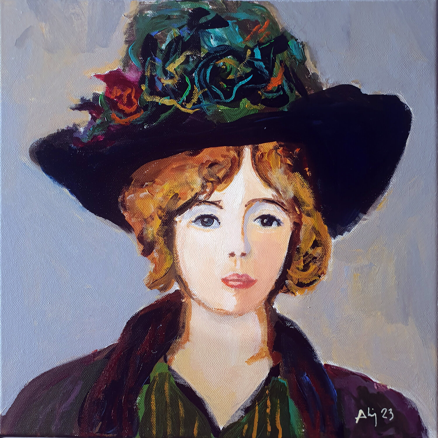 Suzanne Valtat von Philippe Abril (2023): Malerei Acryl auf Leinwand - Singulart