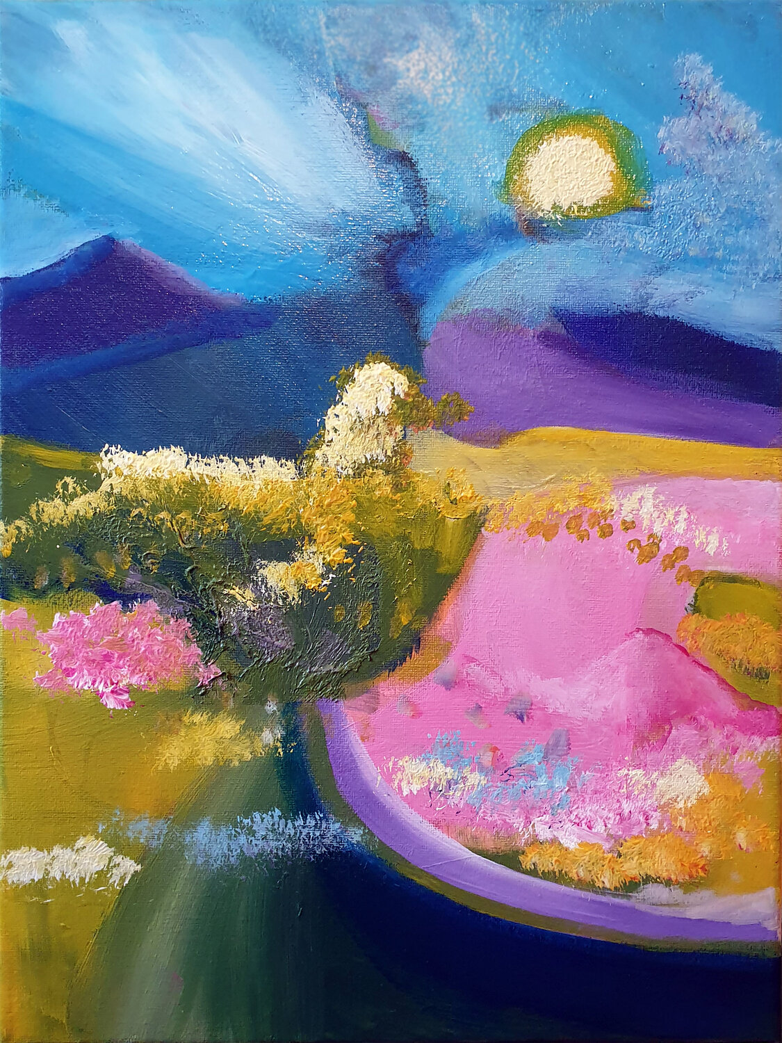 Allegro des couleurs by Philippe Abril (2023) : Painting Acrylic on Canvas - Singulart