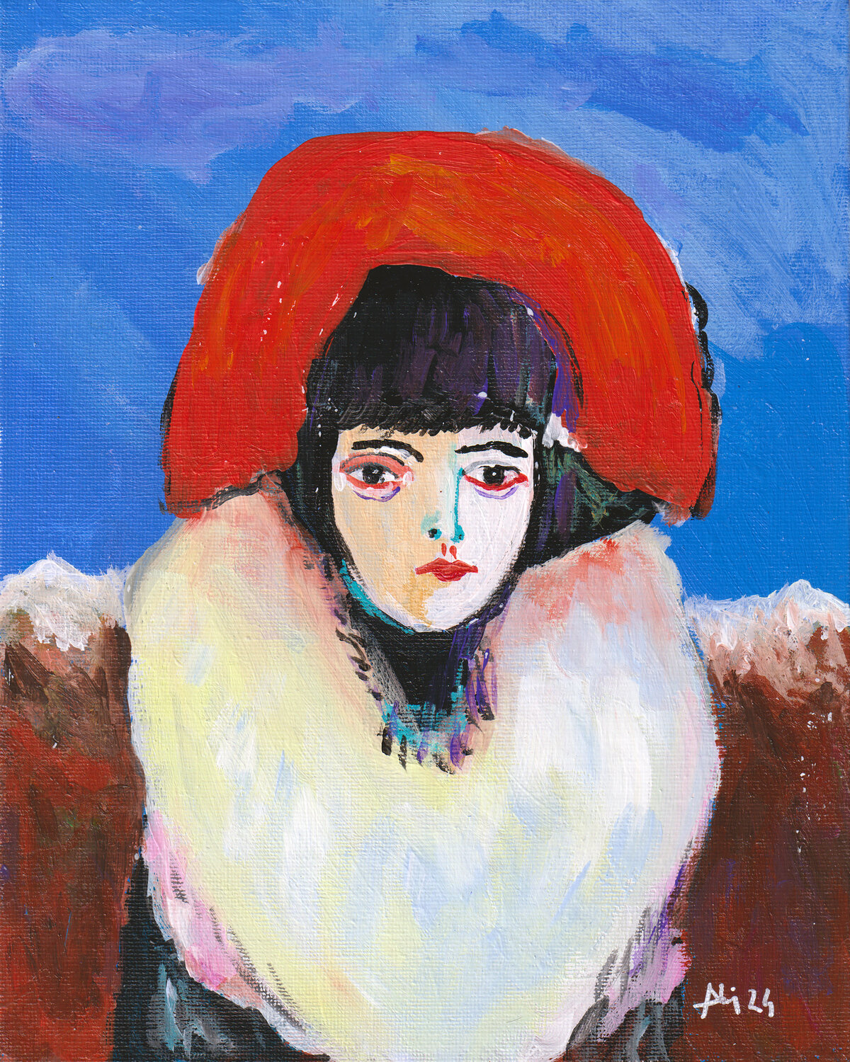 Autriche 1925 by Philippe Abril (2024) : Painting Acrylic on Canvas - Singulart