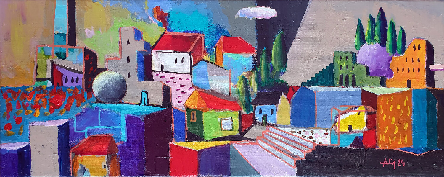 Souvenirs absents by Philippe Abril (2024) : Painting Acrylic on Canvas - Singulart