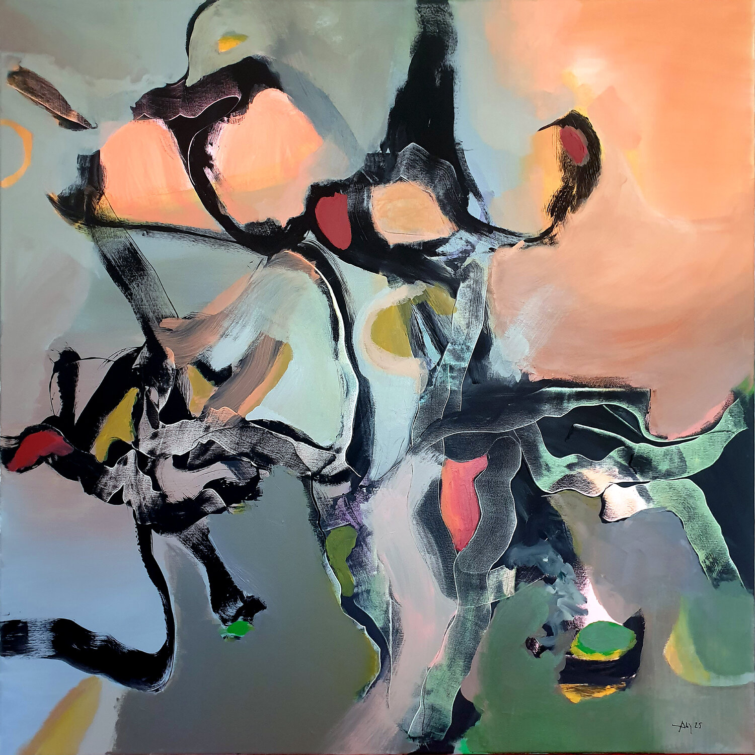 Abstract 2025 by Philippe Abril (2025) : Painting Acrylic on Canvas - Singulart