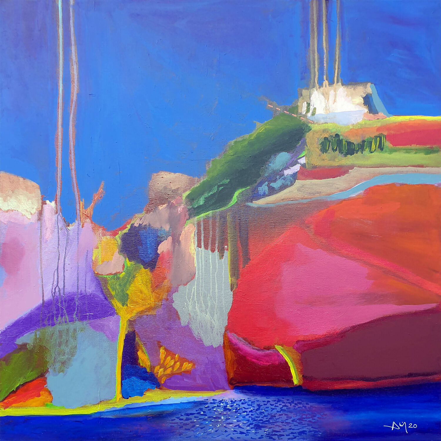 Le monde nouveau by Philippe Abril (2020) : Painting Acrylic on Canvas - Singulart