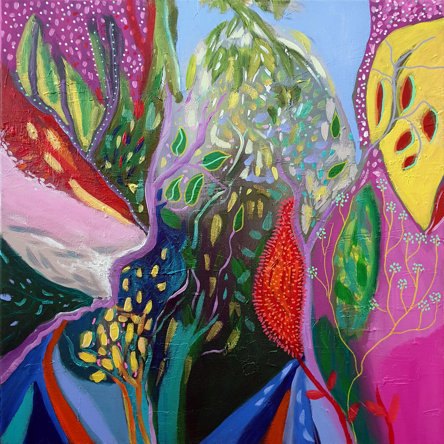 Les belles carnivores by Philippe Abril (2020) : Painting Acrylic, Felt ...