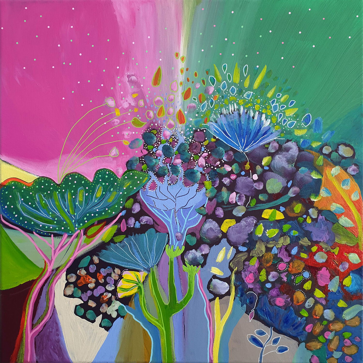 Germinal by Philippe Abril (2020) : Painting Acrylic on Canvas - Singulart