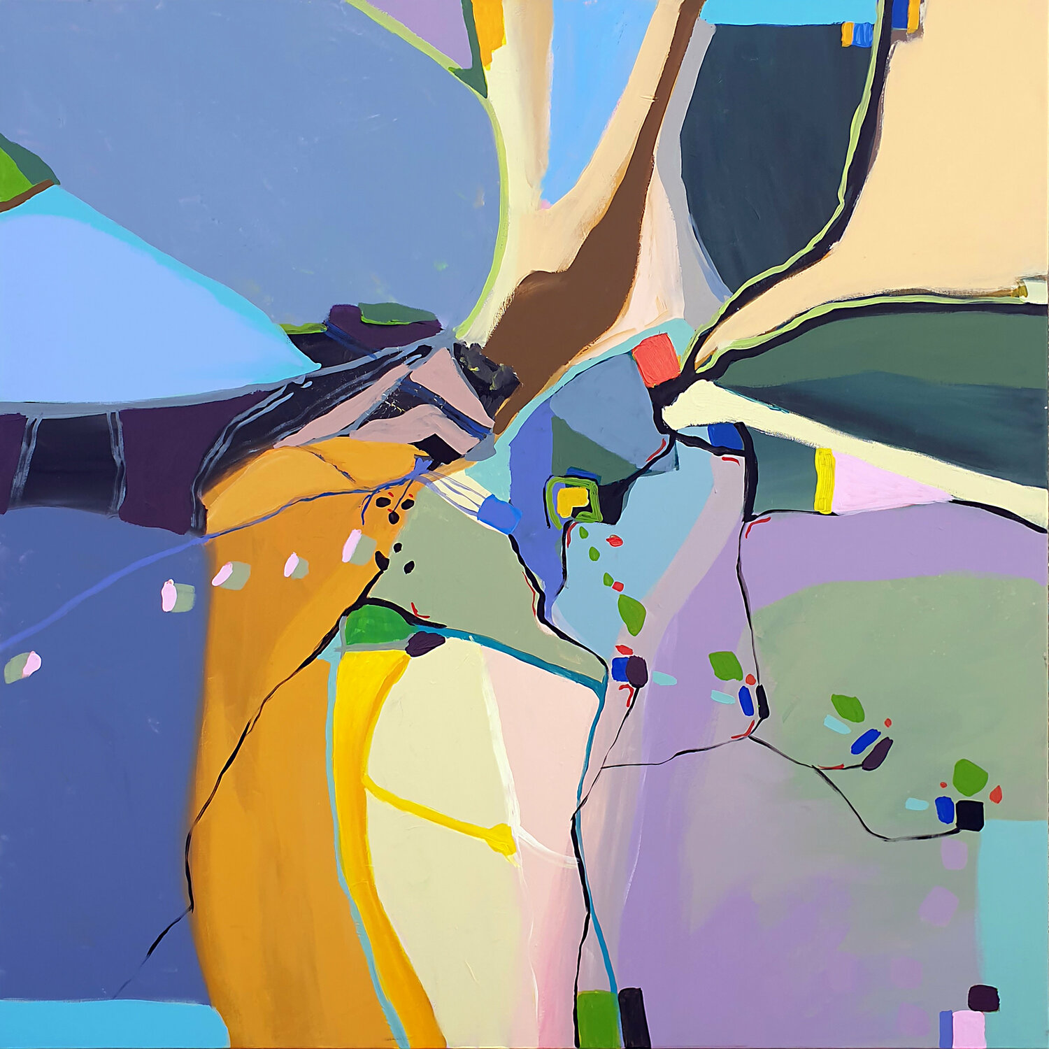 Paradigme by Philippe Abril (2020) : Painting Acrylic on Canvas - Singulart