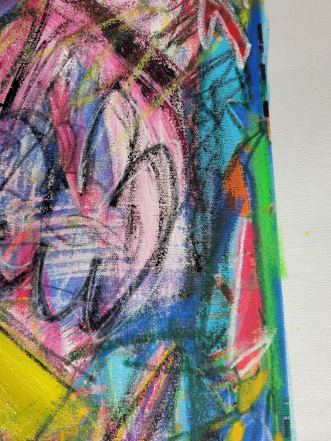 “The Astronaut” - After the Mayan estela in Palenque, Mexico by Ruben Nieto (2022) : Painting ...