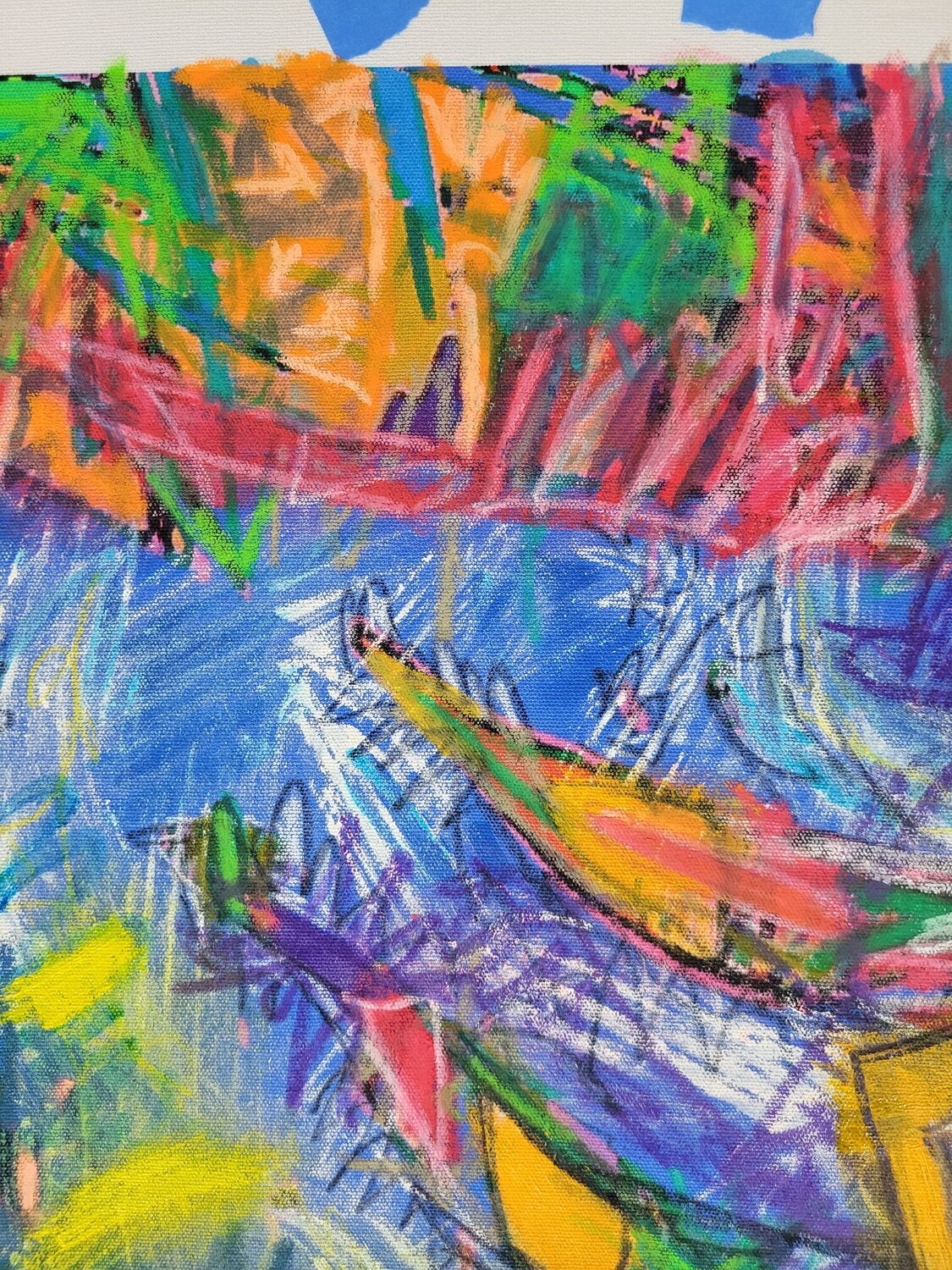 “The Astronaut” - After the Mayan estela in Palenque, Mexico by Ruben Nieto (2022) : Painting ...