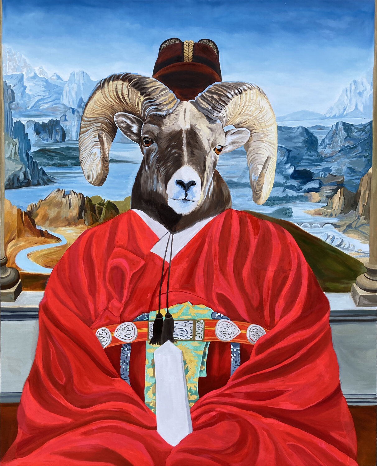 GOAT by Su Hyun Kim (2024) : Painting Oil on Canvas - Singulart