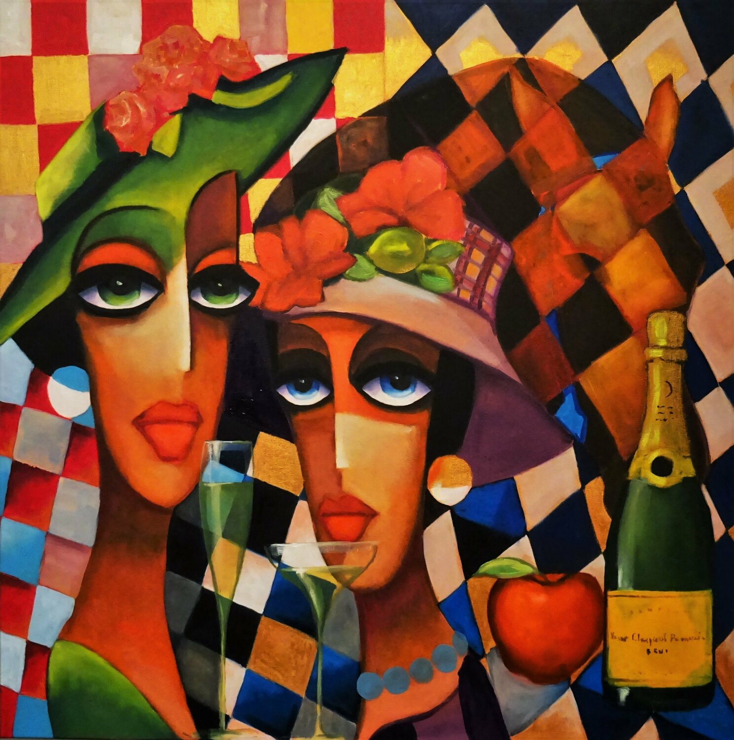 Kentucky Derby by Angelika Bes (2017) : Painting Oil on Canvas - Singulart