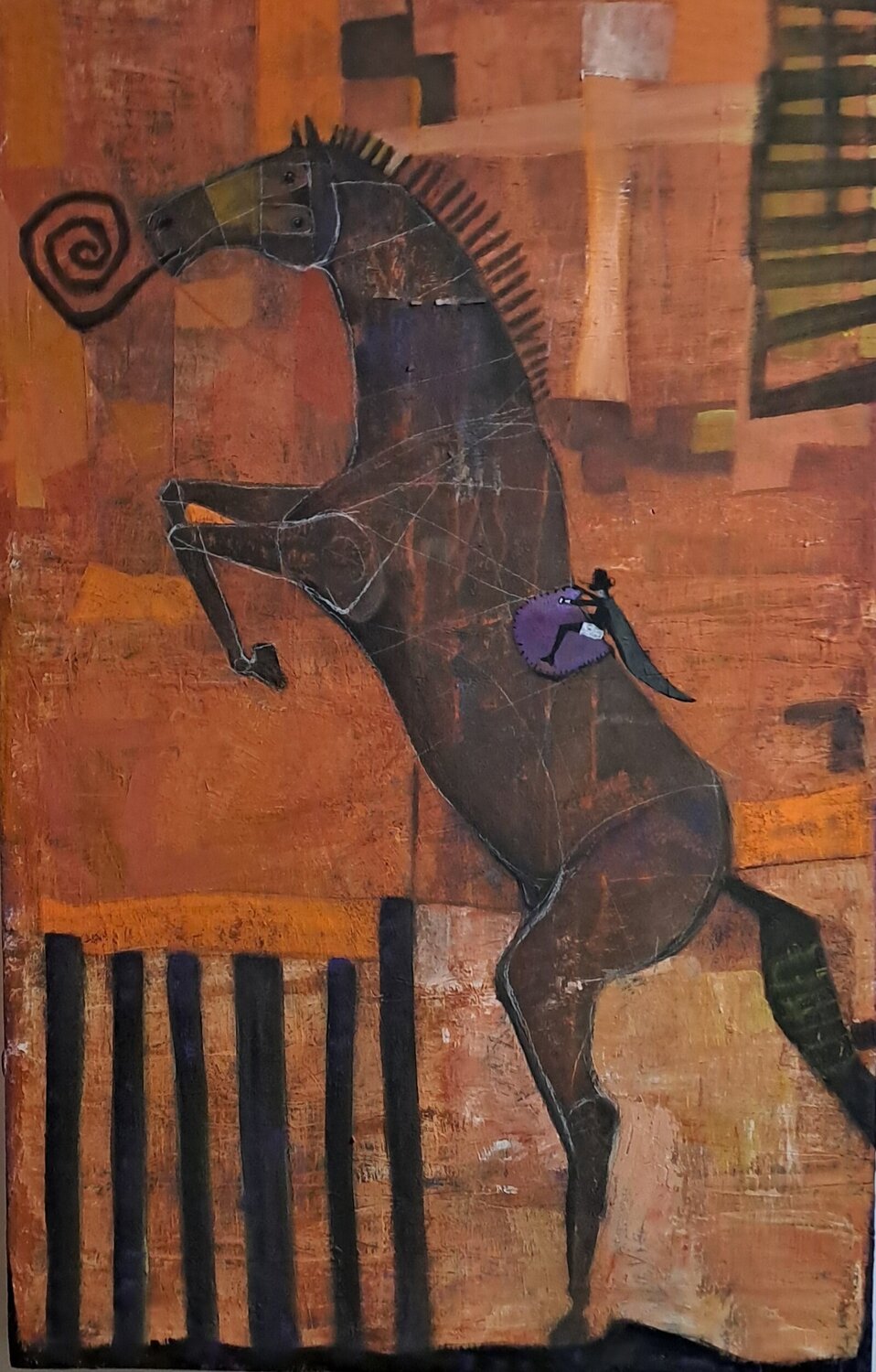 EL BERRINCHE de Arturo Morin (2024): Pintura Acrílico en Lienzo - SINGULART