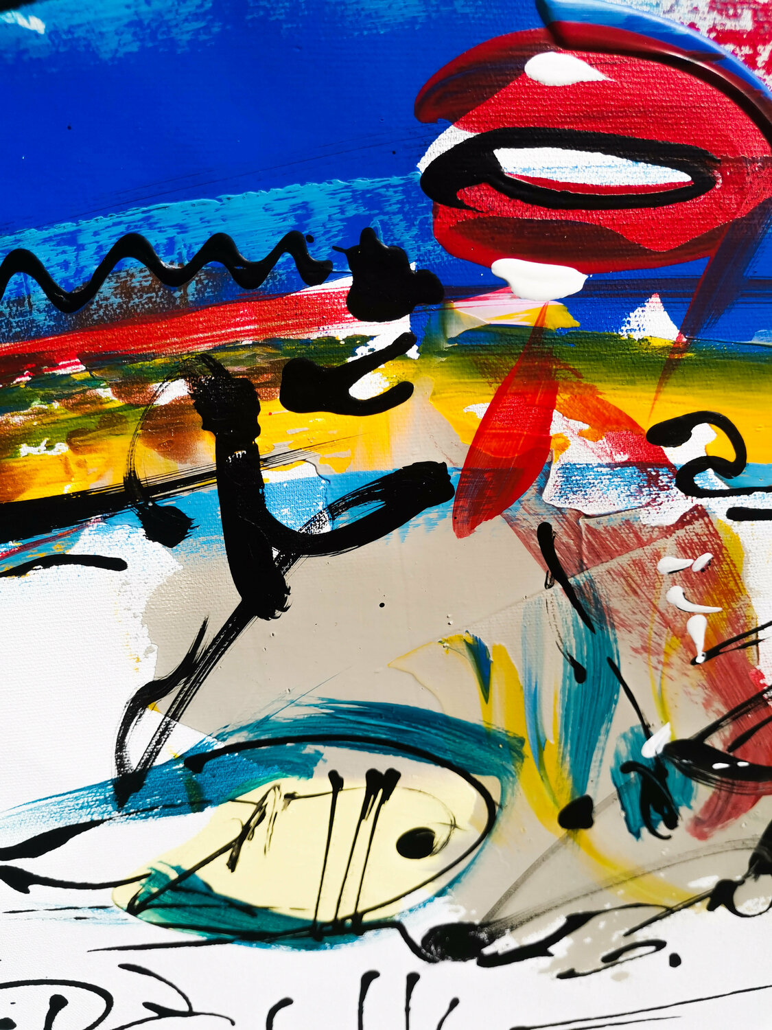 Don Quijote by Luc Villard (2021) : Painting Acrylic, Spray Paint on ...