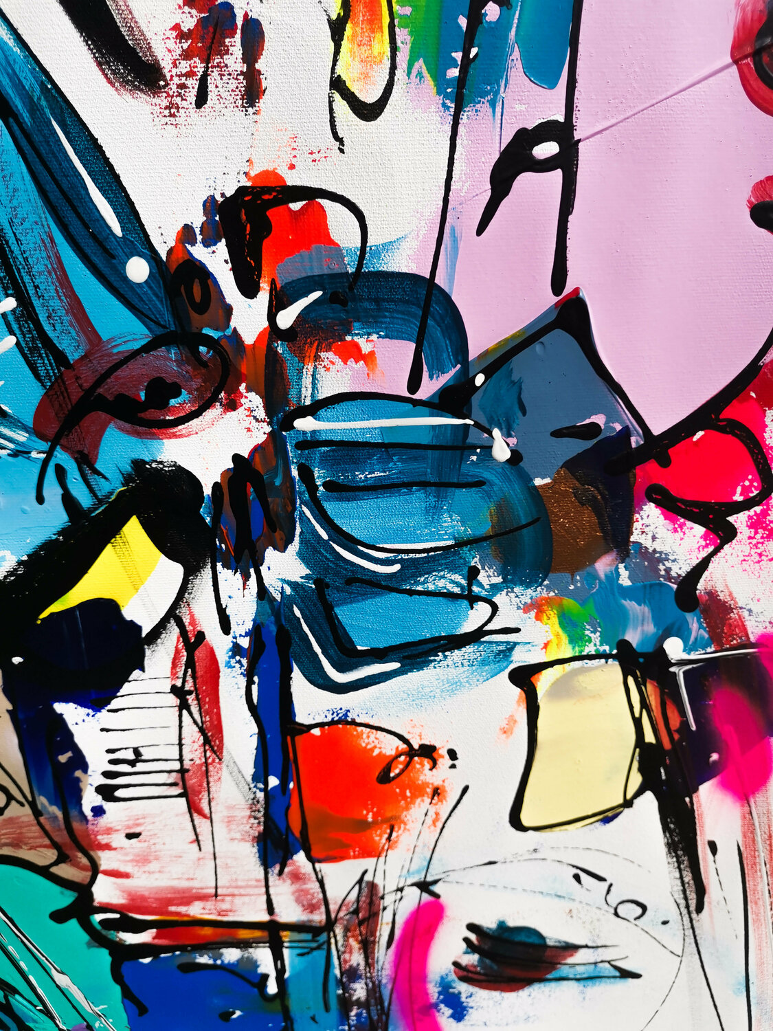 Don Quijote by Luc Villard (2021) : Painting Acrylic, Spray Paint on ...