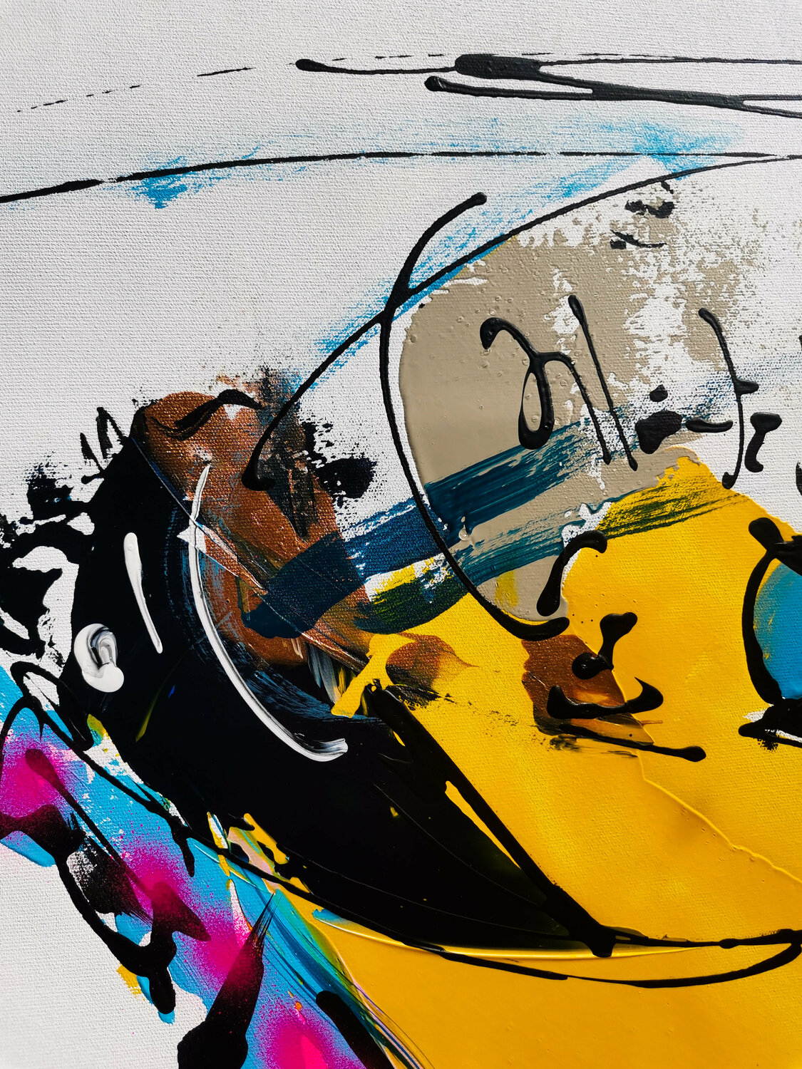 Don Quijote by Luc Villard (2021) : Painting Acrylic, Spray Paint on ...