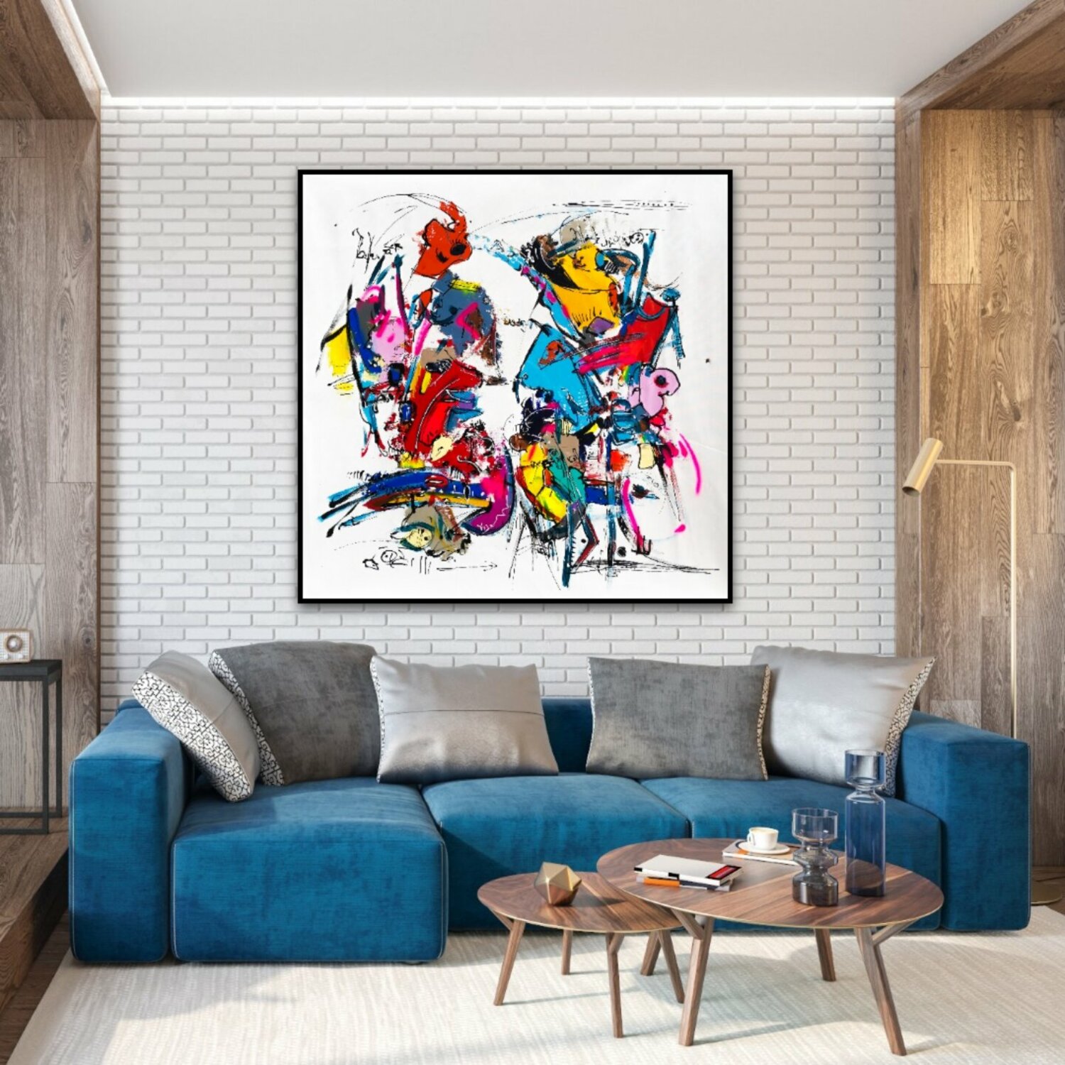 Don Quijote by Luc Villard (2021) : Painting Acrylic, Spray Paint on ...