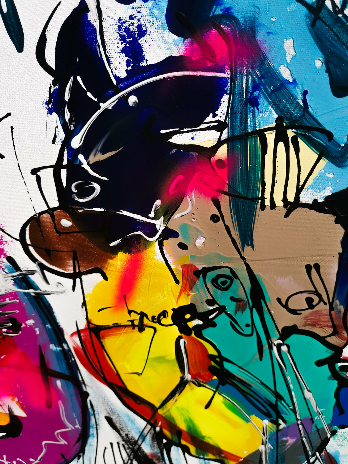 Don Quijote by Luc Villard (2021) : Painting Acrylic, Spray Paint on ...