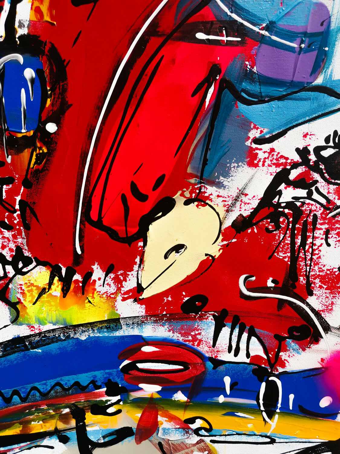 Don Quijote by Luc Villard (2021) : Painting Acrylic, Spray Paint on ...