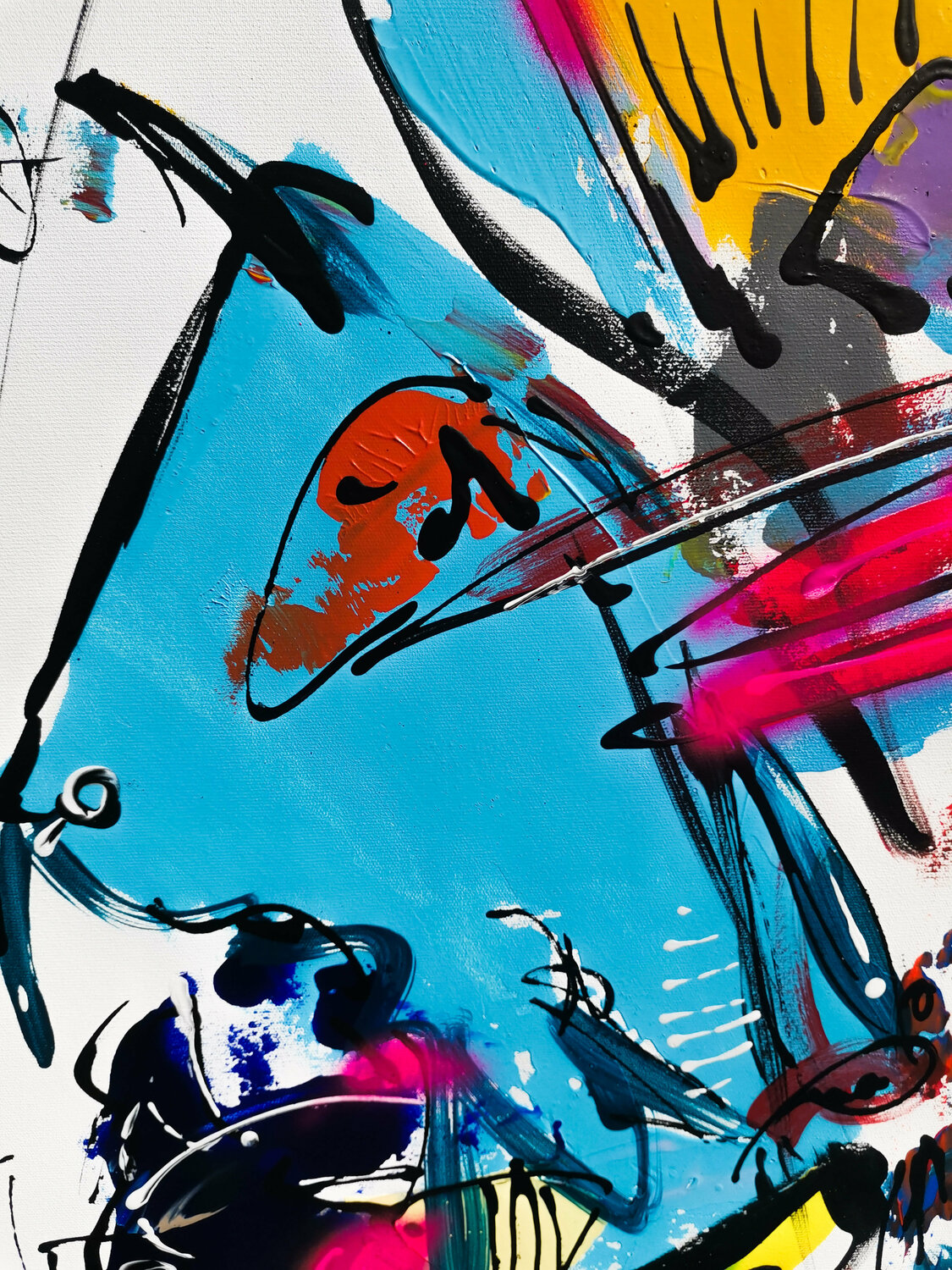 Don Quijote by Luc Villard (2021) : Painting Acrylic, Spray Paint on ...