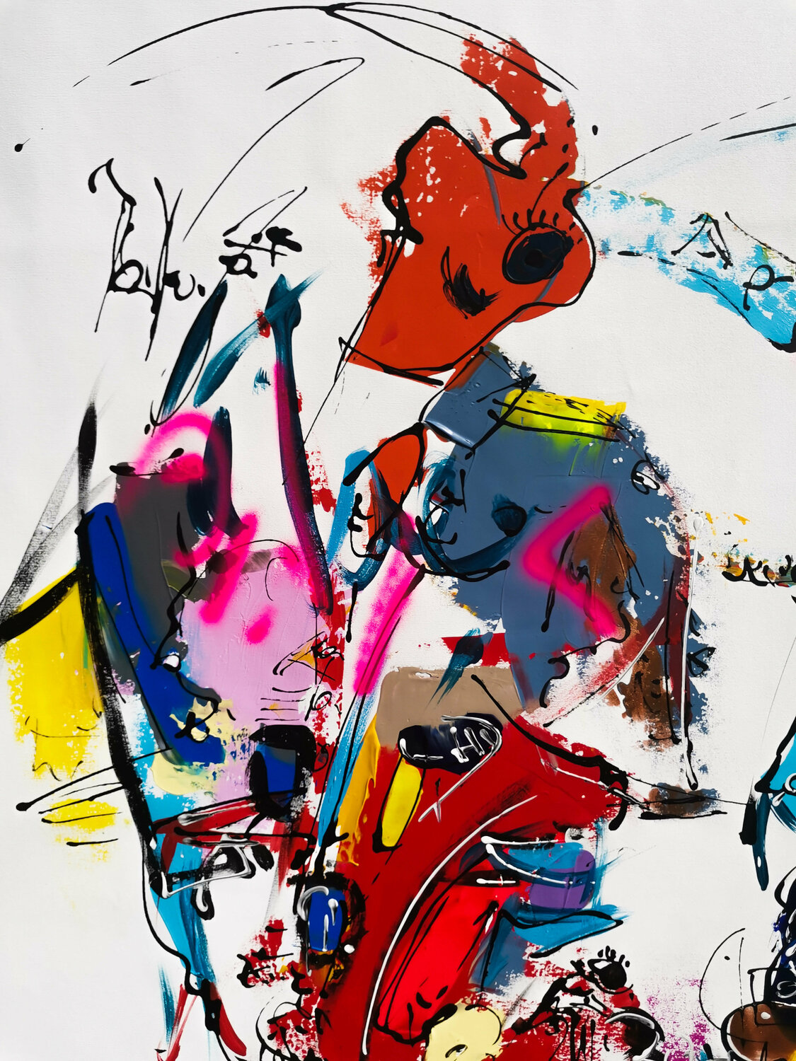 Don Quijote by Luc Villard (2021) : Painting Acrylic, Spray Paint on ...