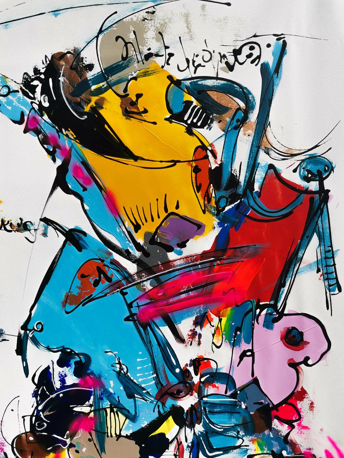 Don Quijote by Luc Villard (2021) : Painting Acrylic, Spray Paint on ...