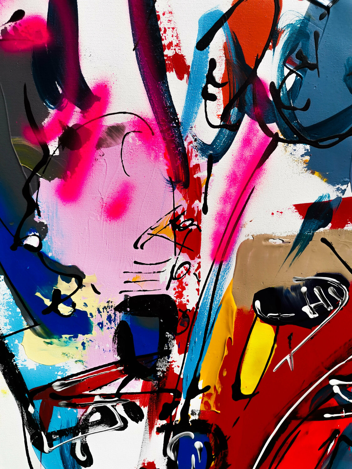 Don Quijote by Luc Villard (2021) : Painting Acrylic, Spray Paint on ...