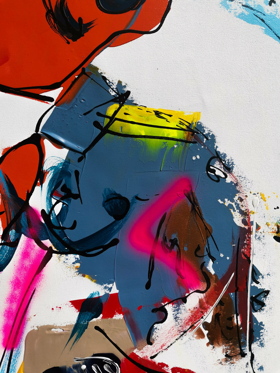 Don Quijote by Luc Villard (2021) : Painting Acrylic, Spray Paint on ...