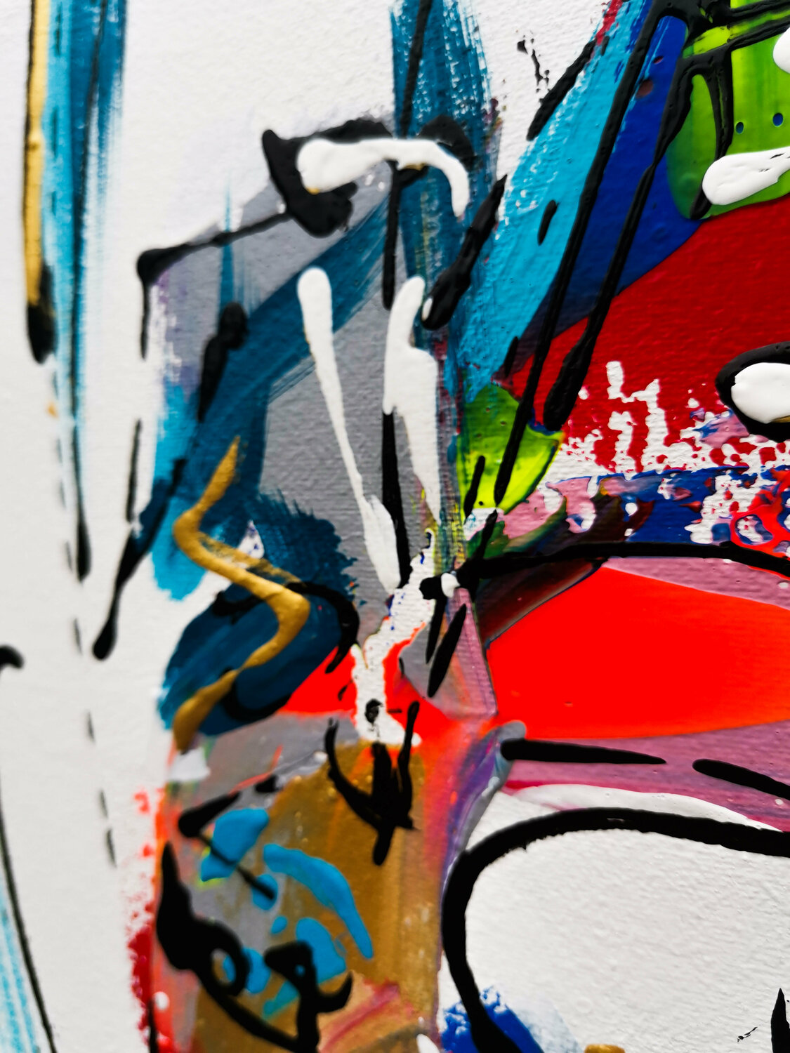 Alpha Camelopardalis by Luc Villard (2022) : Painting Acrylic on Canvas ...