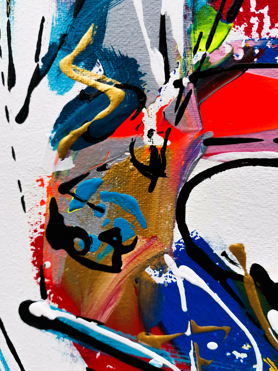 Alpha Camelopardalis by Luc Villard (2022) : Painting Acrylic on Canvas ...