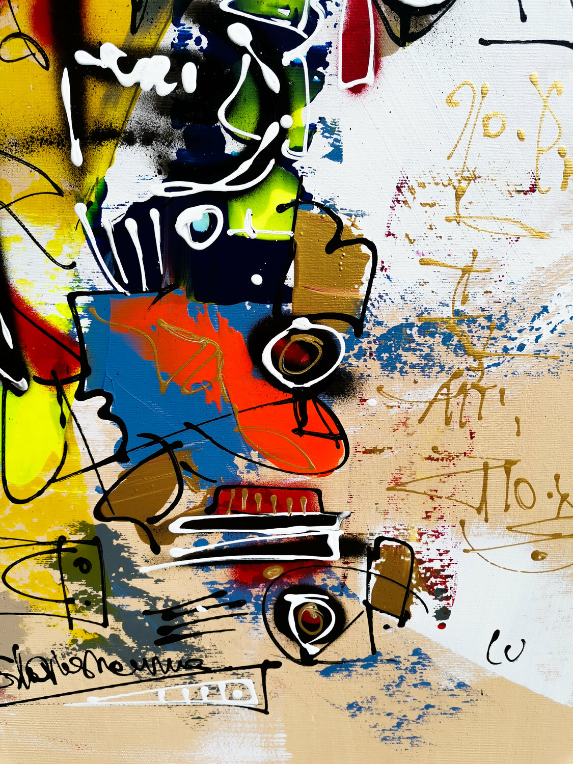 Manuscrit by Luc Villard (2021) : Painting Acrylic on Canvas - Singulart