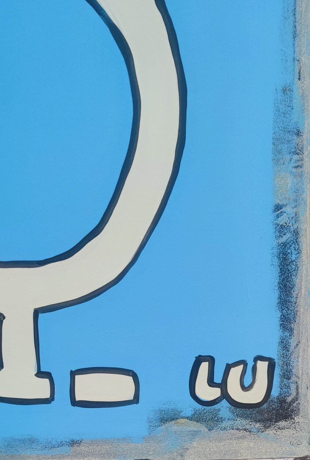 Egg on foot by Luc Villard (2025) : Painting Acrylic on Canvas - Singulart