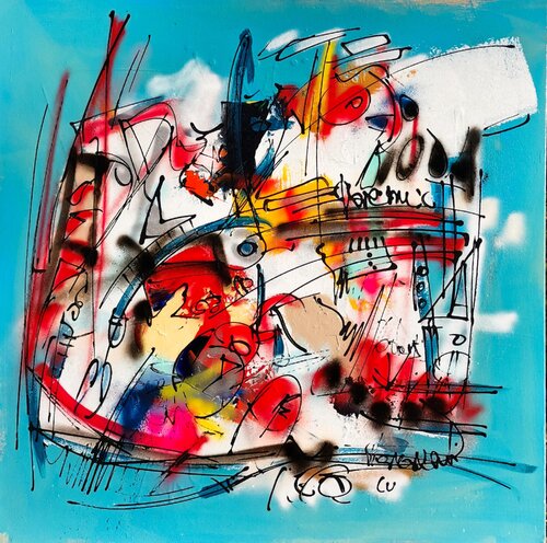 Manuscrit by Luc Villard (2021) : Painting Acrylic on Canvas - Singulart