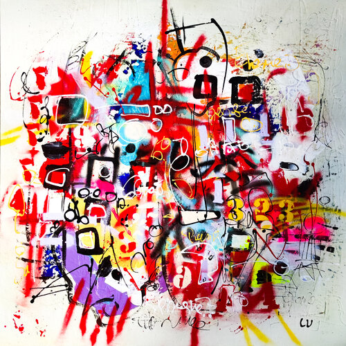 Manuscrit by Luc Villard (2021) : Painting Acrylic on Canvas - SINGULART