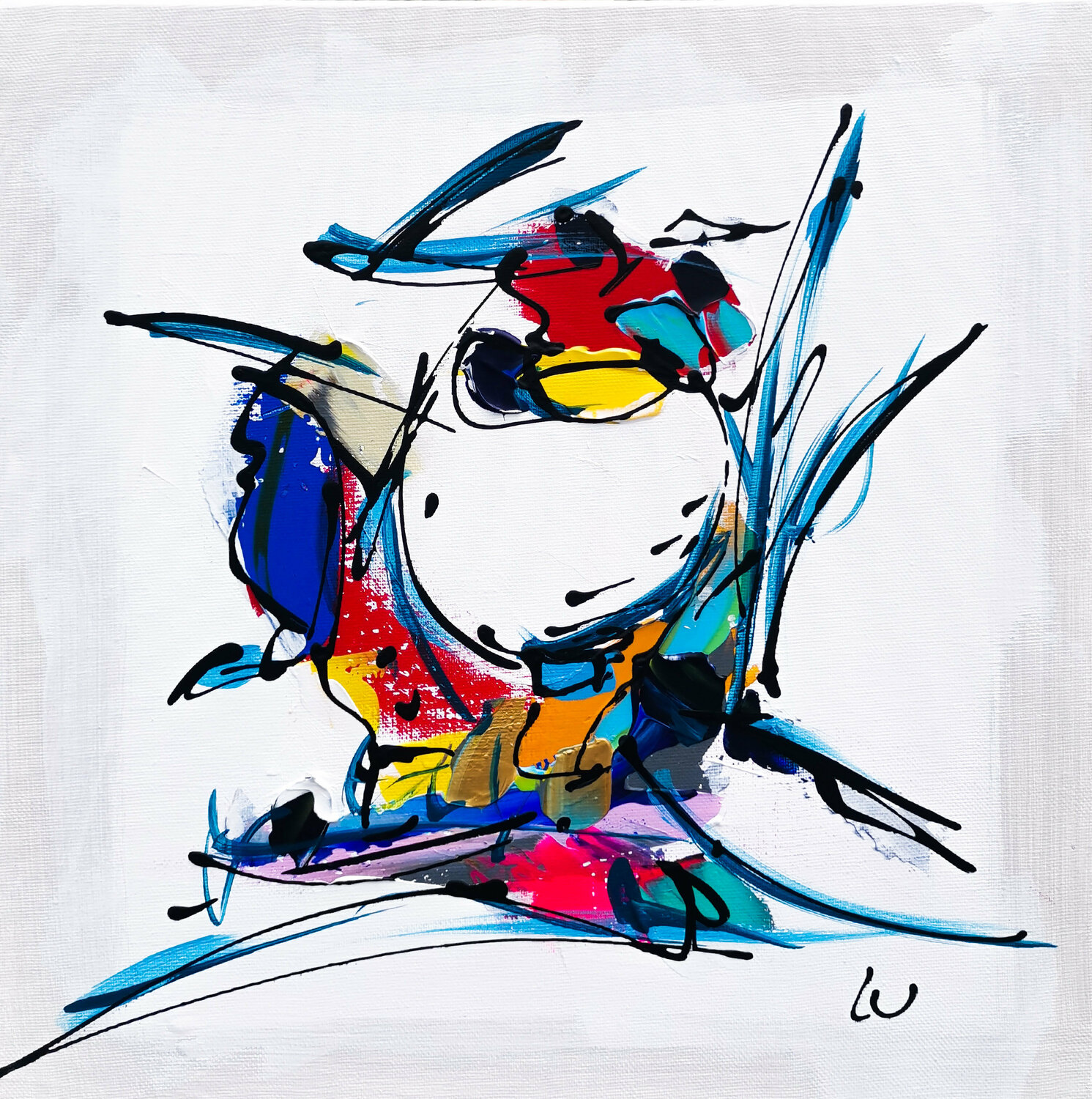 Alpha Columbae by Luc Villard (2021) : Painting Acrylic on Canvas ...