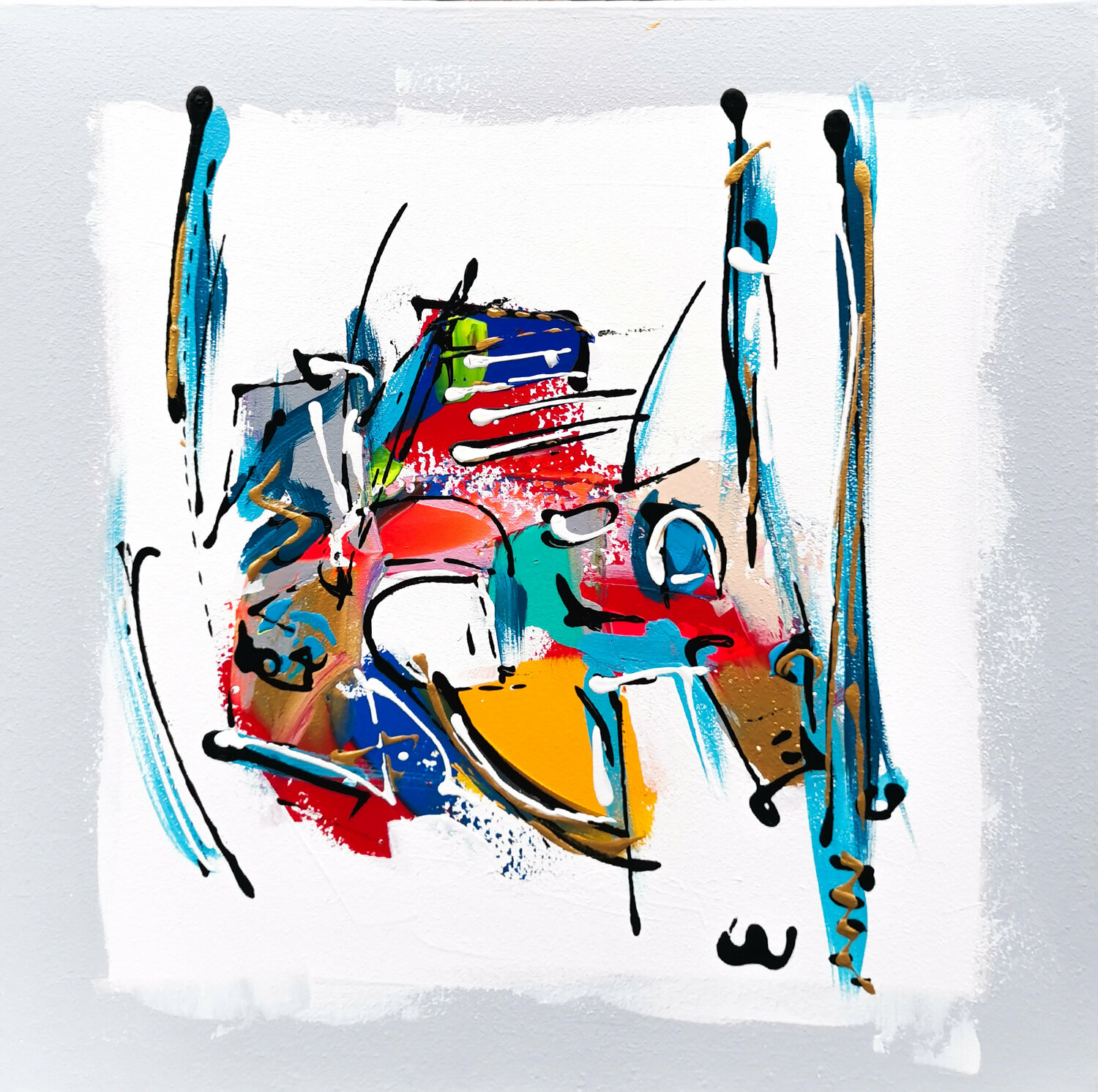 Alpha Camelopardalis by Luc Villard (2022) : Painting Acrylic on Canvas ...