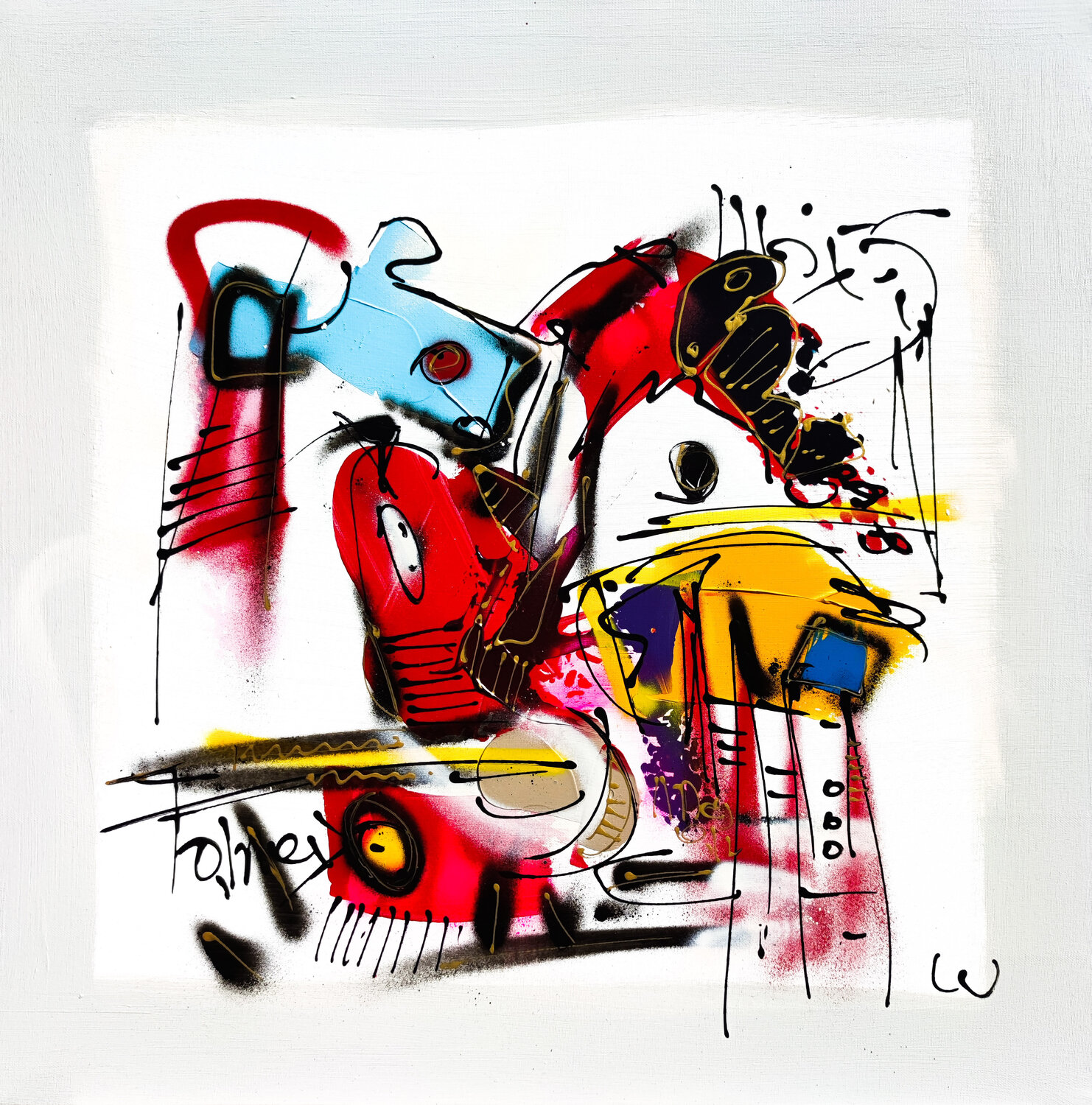 Lugus by Luc Villard (2022) : Painting Acrylic on Canvas - Singulart